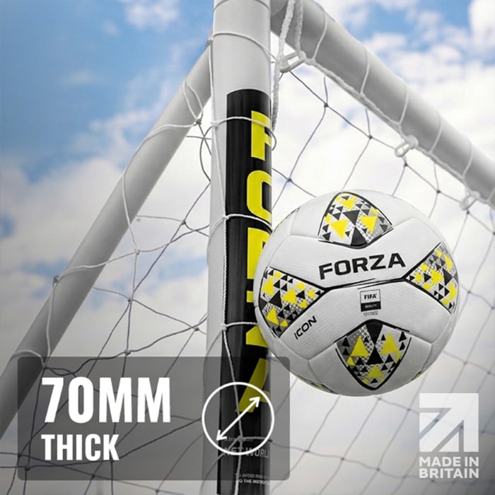 2.4m x 1.2m FORZA Football Goal Post │ Net World Sports
