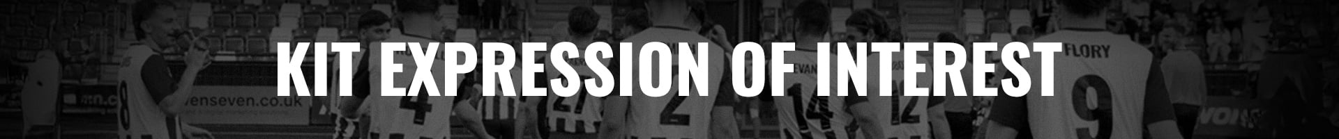 Kit Expression of Interest Form | Net World Sports
