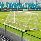 Pair 24 x 8 FORZA Alu110 Soccer Goals w/ Wheels & Weights | FORZA USA