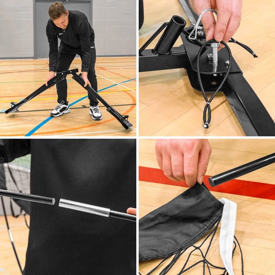 Hitting Net PLYOGO Volleyball Training Equipment Net, Adjustable ...