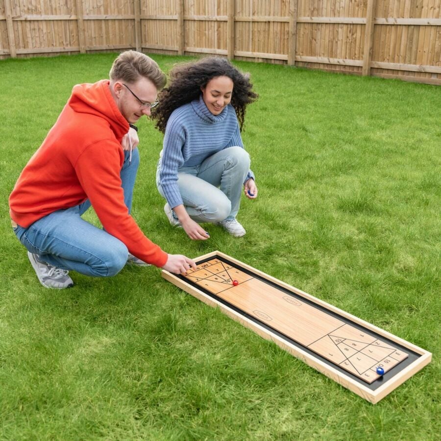 2-in-1 Shuffleboard And Curling HARRIER 2-in-1 Tabletop Curling ...